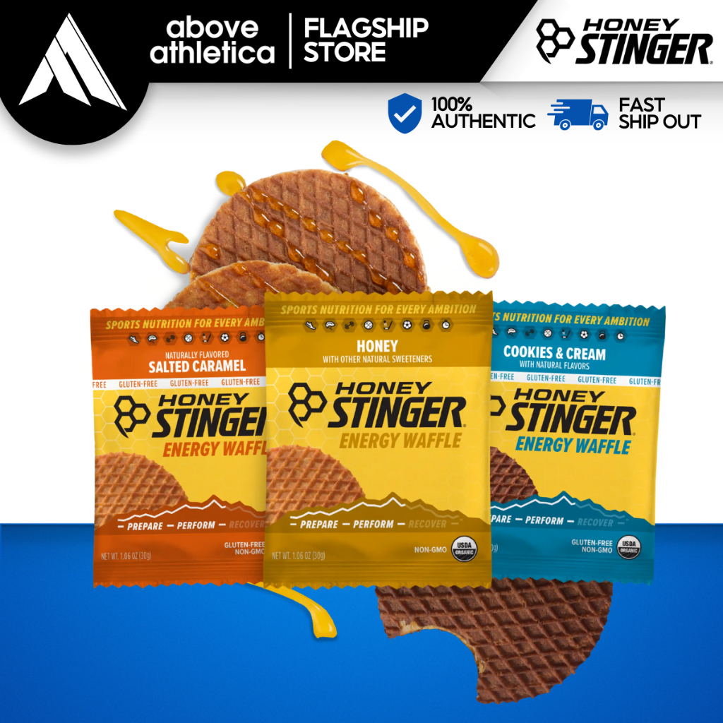 Honey Stinger Organic Energy Waffle - sold per piece/waffle - Organic ...
