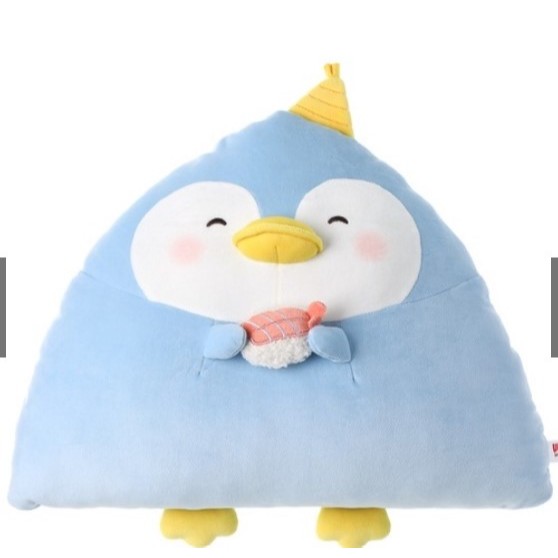 Miniso Sushi Triangle Pillow Cushion Plush Penguin | Shopee Philippines