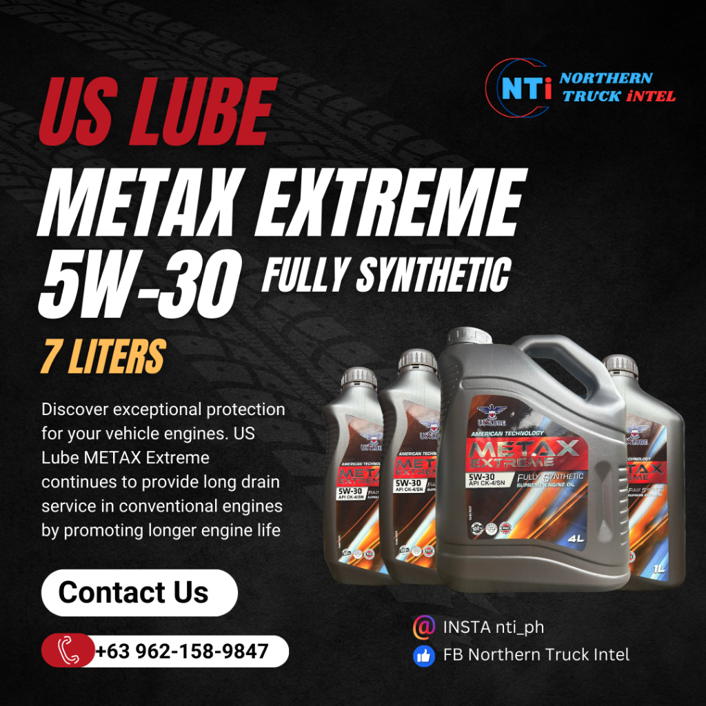 US LUBE METAX EXTREME 5W-30 API CK-4/SN 7L Fully Synthetic Supreme ...