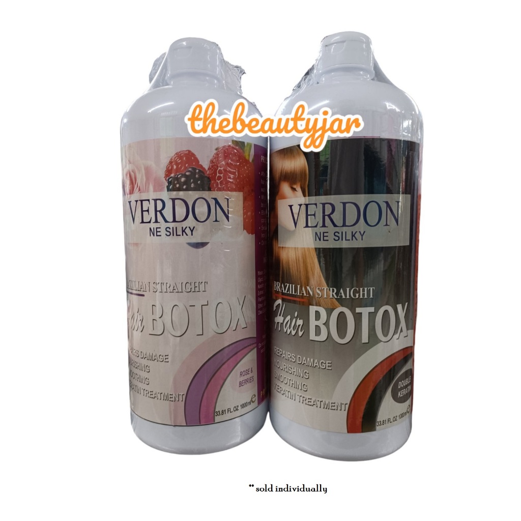 Verdon NE Silky hair botox 1000mL (Berries OR Double Keratin) | Shopee ...