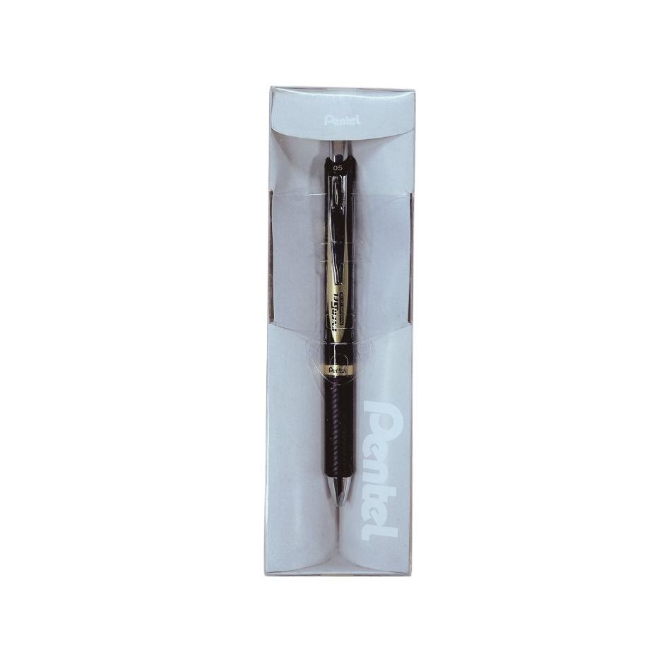 Pentel EnerGel Permanent Waterproof Pen Black Gift Set | Shopee Philippines