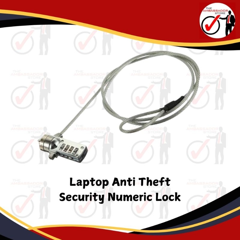 Laptop Anti-Theft Security Numeric Combination Lock | Shopee Philippines