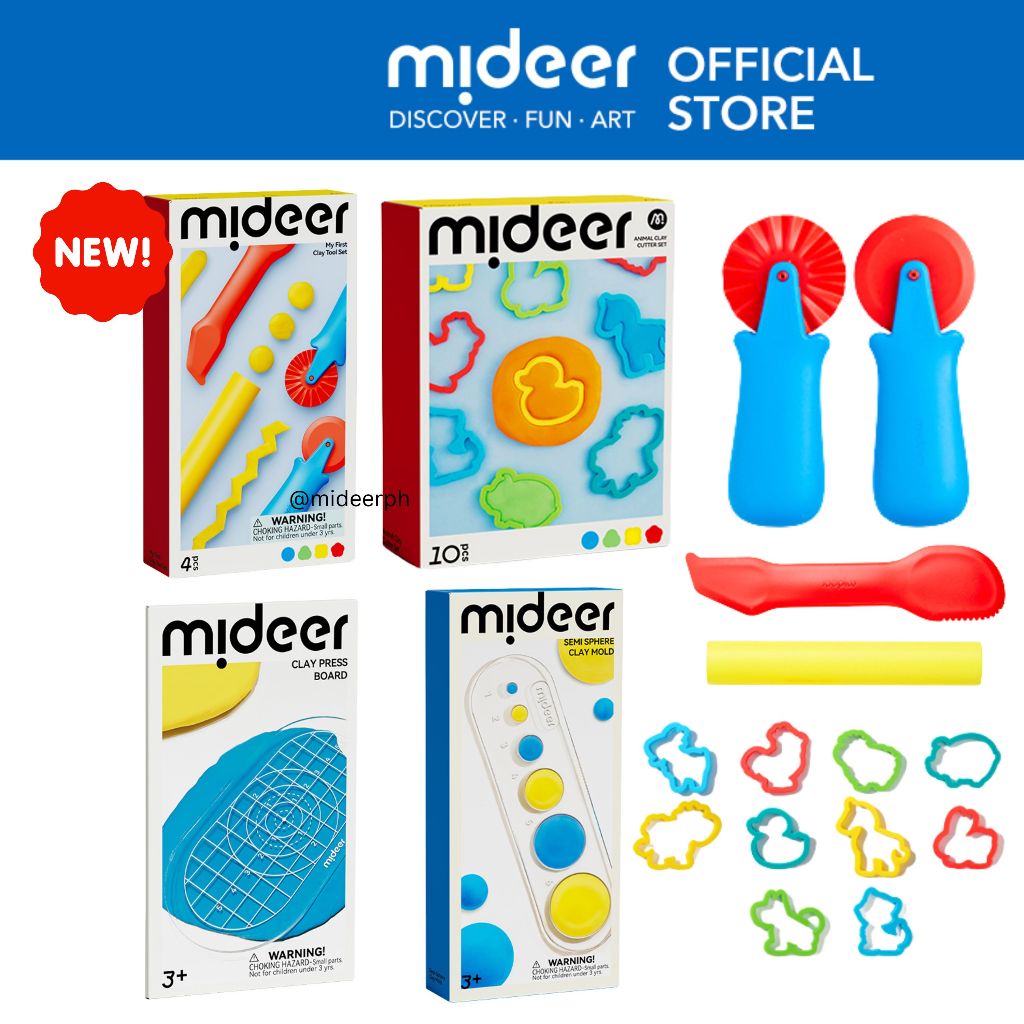 Mideer My First Clay Tool Set by Mideer | Shopee Philippines