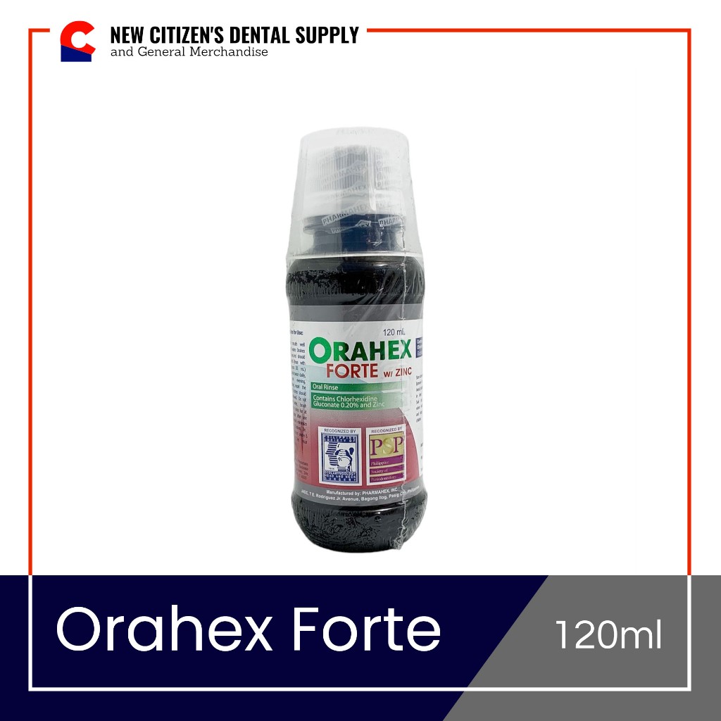 Orahex Forte Mouthwash 120ml | Shopee Philippines
