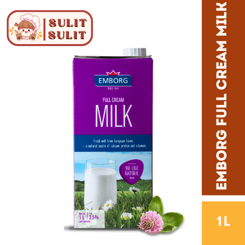 Emborg Full Cream Milk 1000ml / Cow's Milk / Full Cream Milk 1L ...