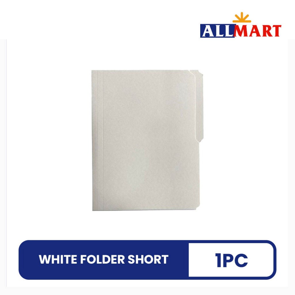 White Folder Short 1pc | Shopee Philippines