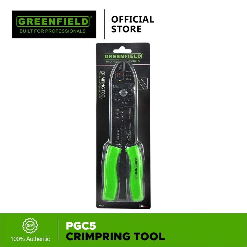 Greenfield Crimping Plier - Hand Tools | Shopee Philippines