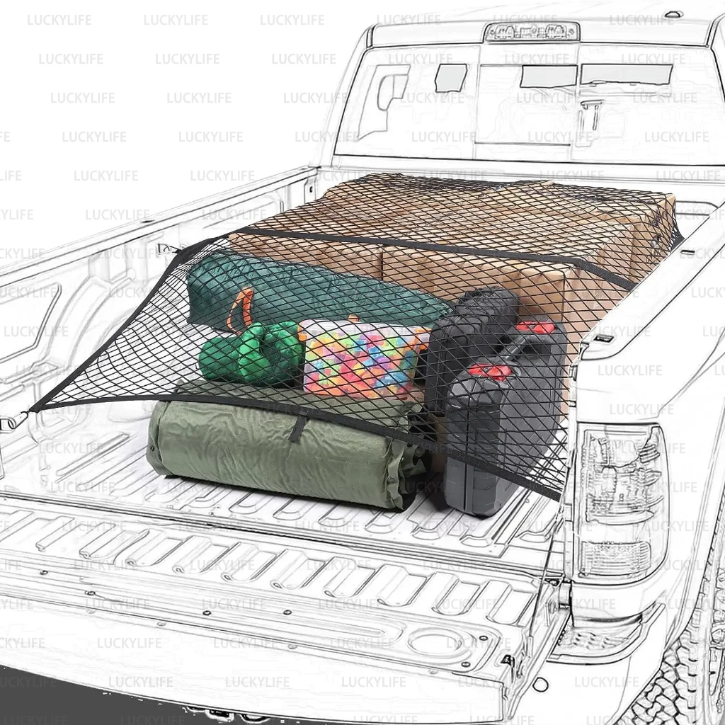 Truck boot fixing net Mesh cargo luggage net pocket Heavy load non-slip ...
