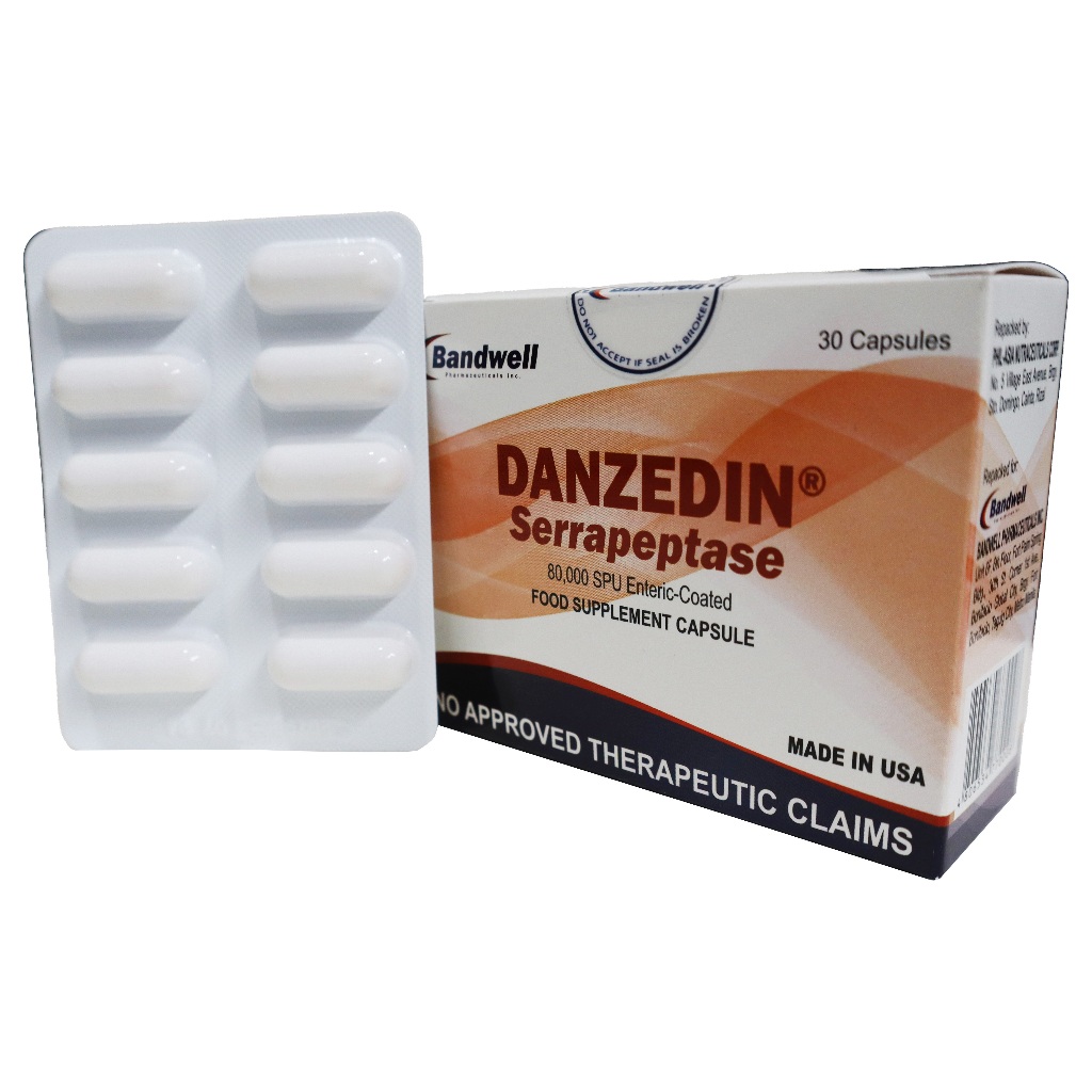 Danzedin (Serrapeptase) Enzyme Supplement 80,000 Spu | Shopee Philippines