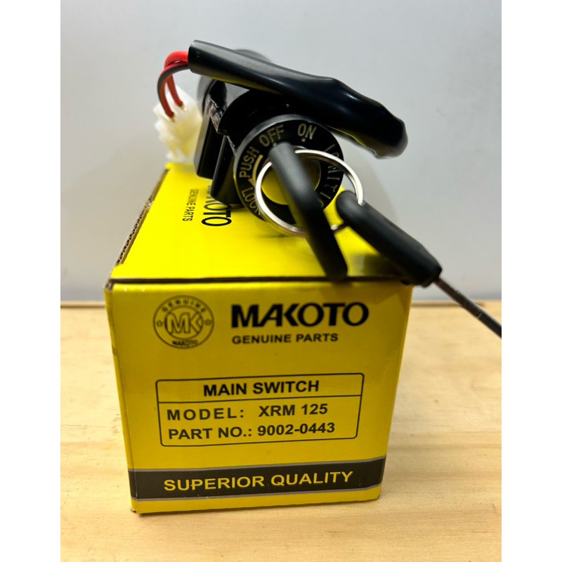 HONDA XRM 125 IGNITION SWITCH MAKOTO | Shopee Philippines