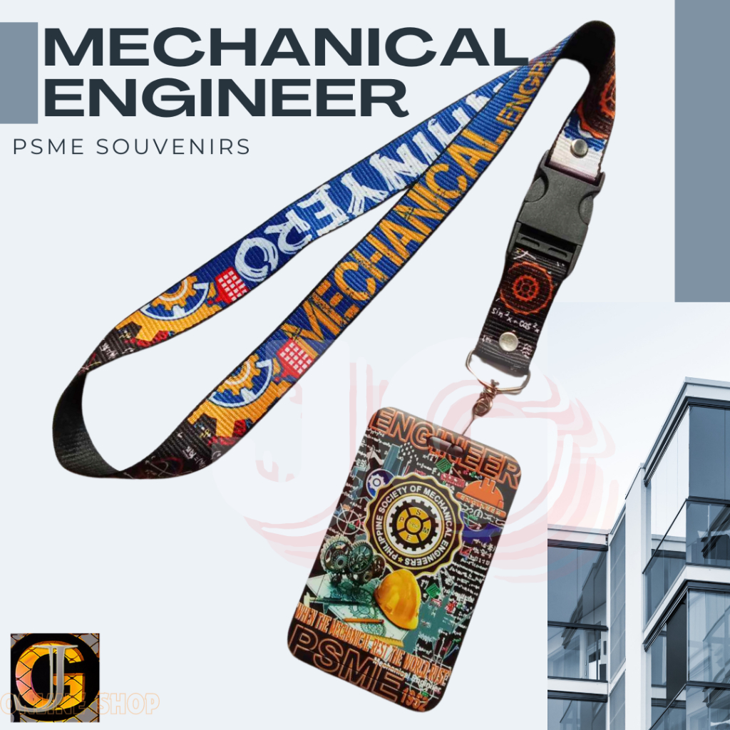 jg New Mechanical Engineer Engr PSME Id Lace Lanyards & Name Tags 1inch ...