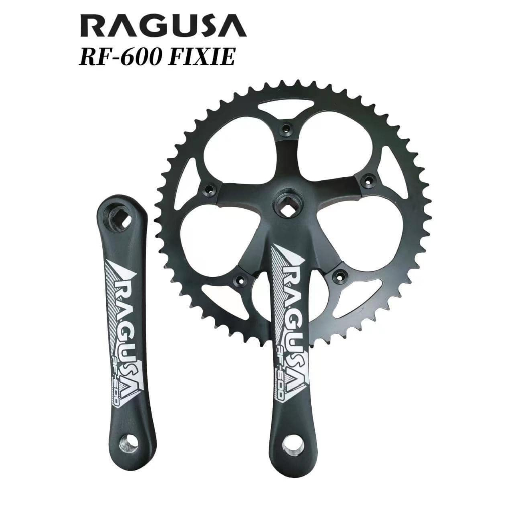 Ragusa Fixie Crank RF600 52T Alloy Removable Chain Ring 170mm Arm ...