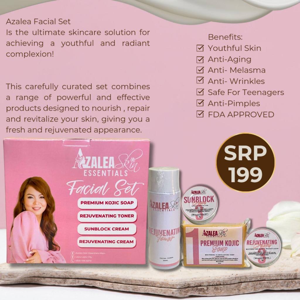 Azalea Facial Sets New Packaging Glow Up by Azalea's Beauty | Shopee Philippines
