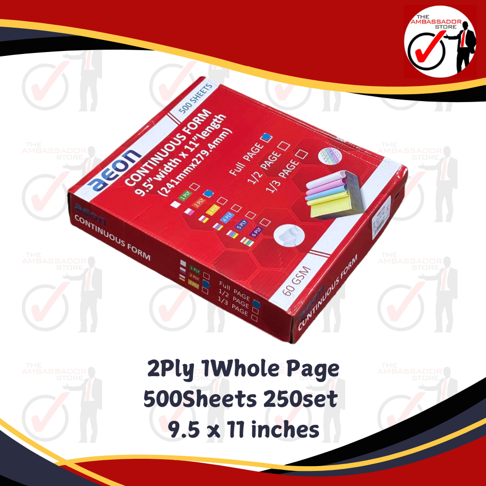 AEON 2Ply Carbonless Continuous Computer Form 60gsm 1Whole Page ...