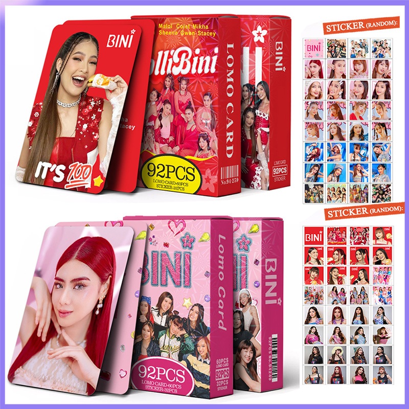 BINI Photocards Lomo Cards | Holographic Idol Collectibles BINI ...
