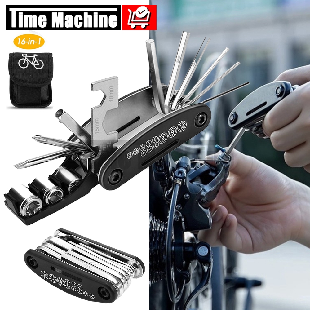Bike 16 In 1 Tools Road Bicycle Allen Wrench Pocket Tools Repair Tool ...