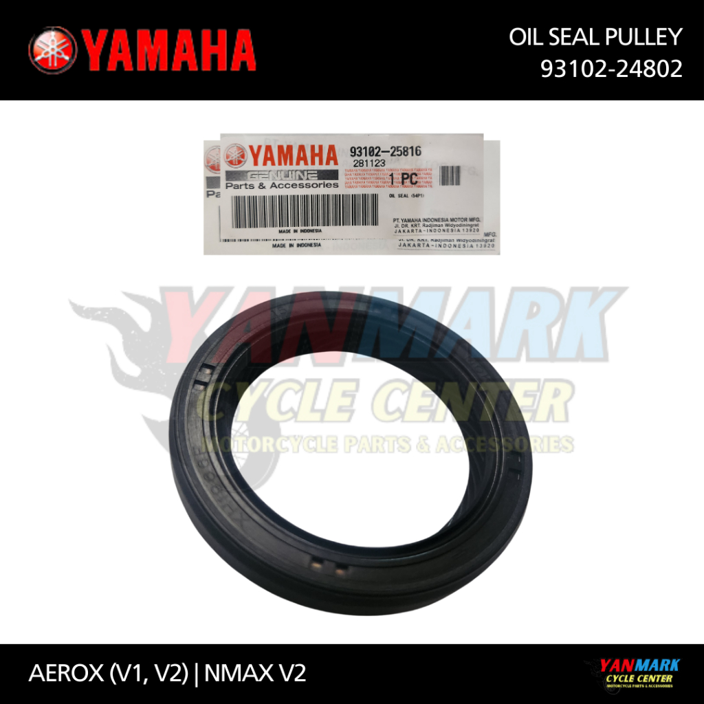 ORIGINAL YAMAHA - OIL SEAL PULLEY - AEROX (V1, V2) | NMAX V2 - 93102 ...