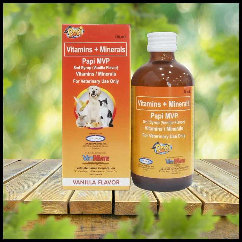 Papi MVP Multivitamins For Dogs And Cats 120ml | Shopee Philippines