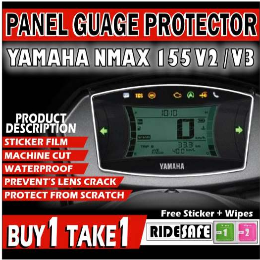 YAMAHA NMAX V2 - V3 GUAGE PANEL PROTECTOR | Shopee Philippines
