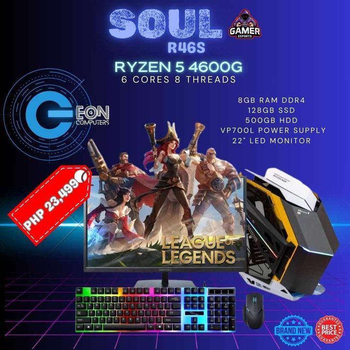 Brandnew Computer Set RYZEN 5 4600G (Keytech Soul Battleship Build ...