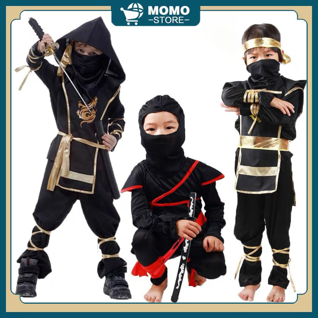 Anime Naruto Ninja Cosplay Costume For Kids Japanese Assassin Samurai ...
