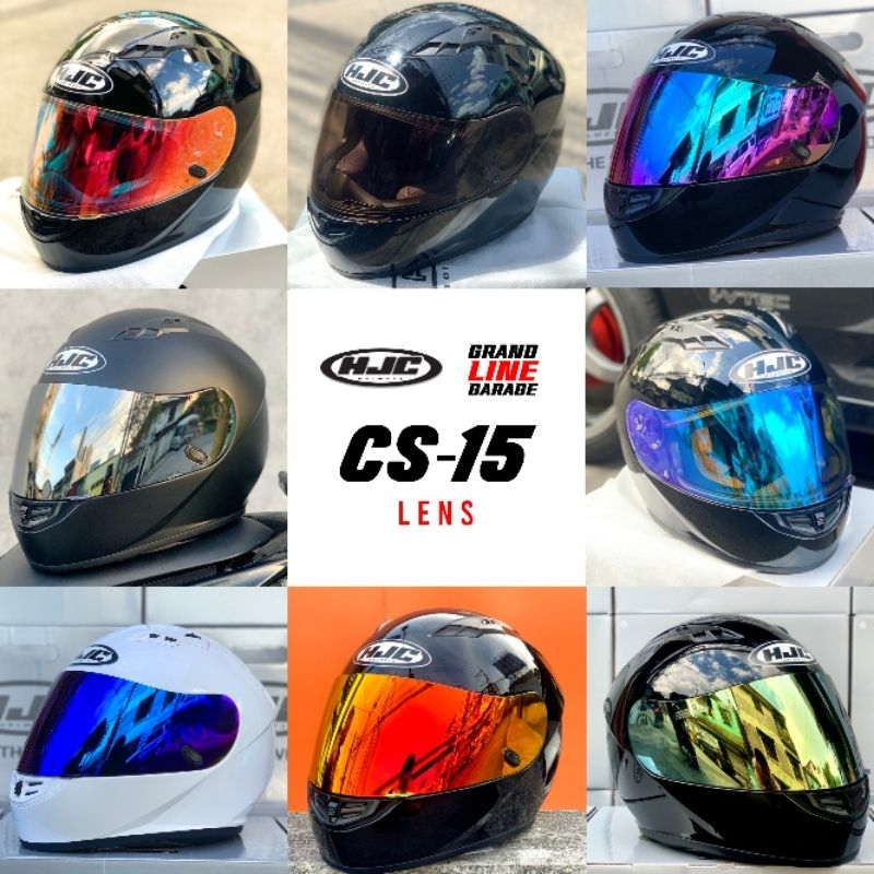 HJC CS 15 Visor Lens Iridium Revo Red Gold Smoke Silver Blue CL 17 CL ...