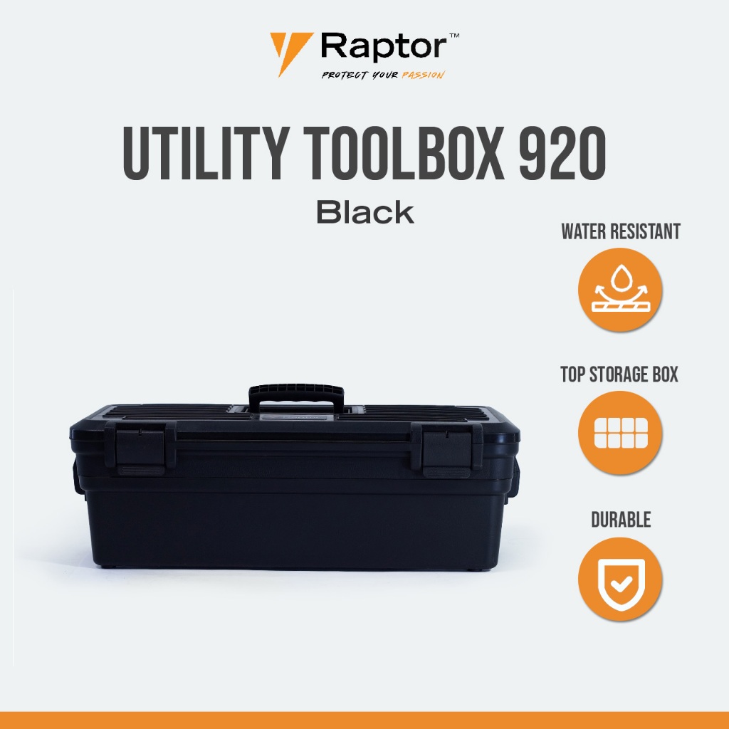 Raptor Case Utility Tool Box 920 for Tactical, Creative & Sports Gear ...