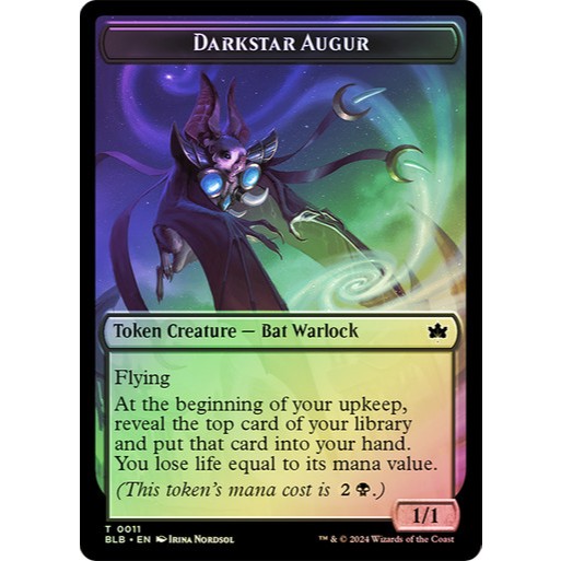 Darkstar Augur / Squirrel (foil)(double sided token) - BLB - Common - MTG Cards (WotC) | Shopee ...