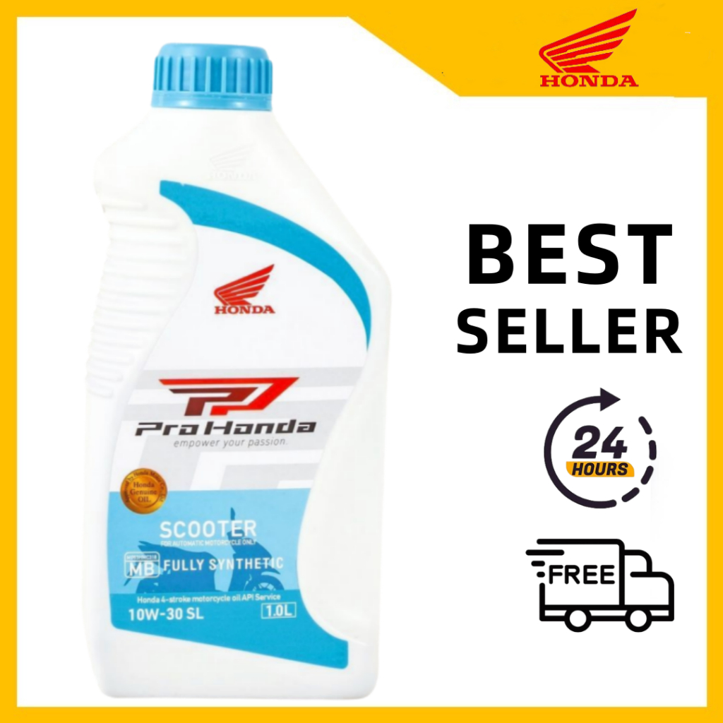 Honda original pro 4T SL 10W30-MB Fully Synthetic Engine Oil for ...