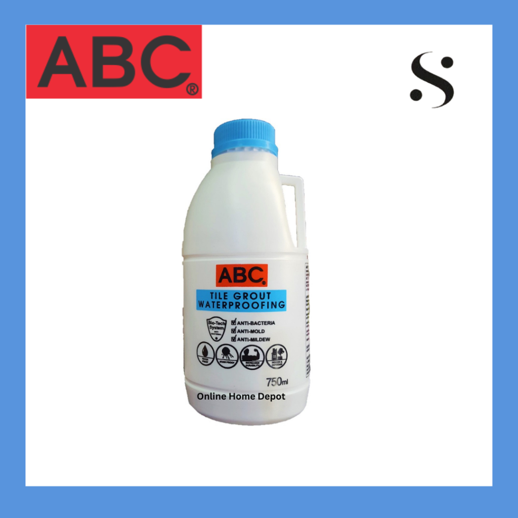 ABC Tile Grout Waterproofing 750ml with Bio-Tech System Acrylic Based ...