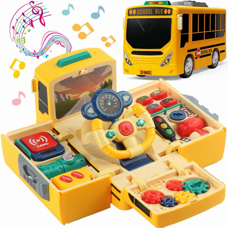 Transform Bus Toy Car Bus Battery operated with Lights and Sounds ...