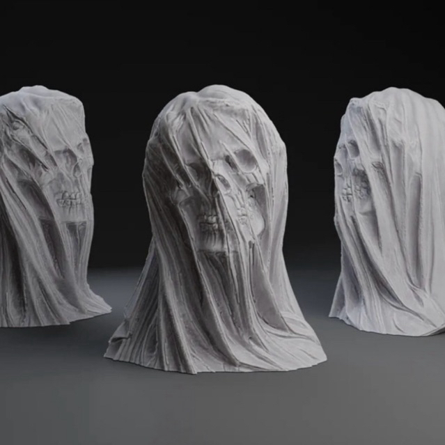 Skull Bride Display Figure | Halloween | Decor | 3D Printed | Shopee ...