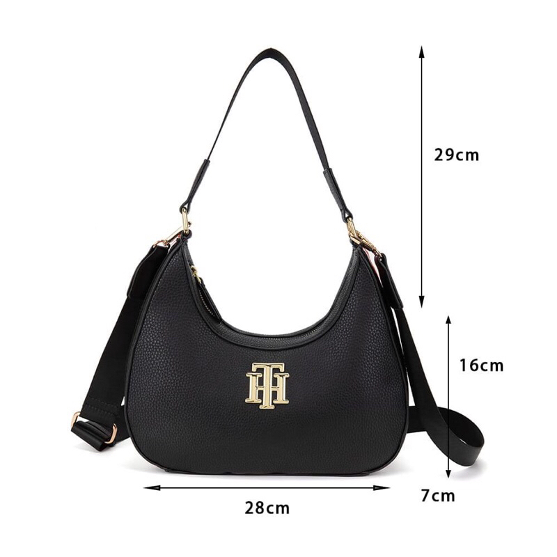 ROSEGEN LEATHER HOBO HANDBAG WITH SLING | Shopee Philippines