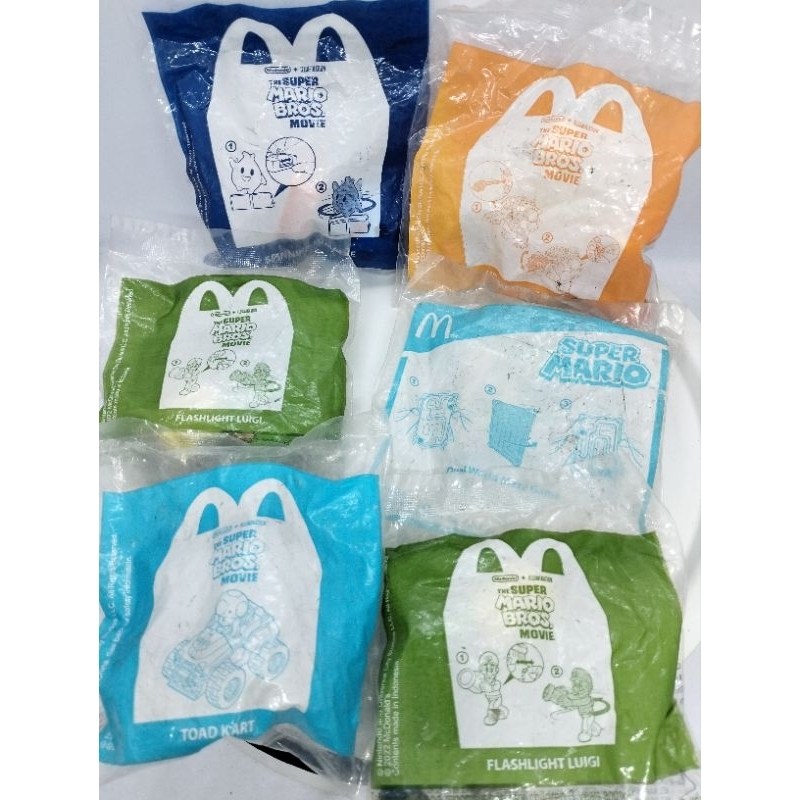 Sealed Mcdo Super Mario Character Figures Shopee Philippines