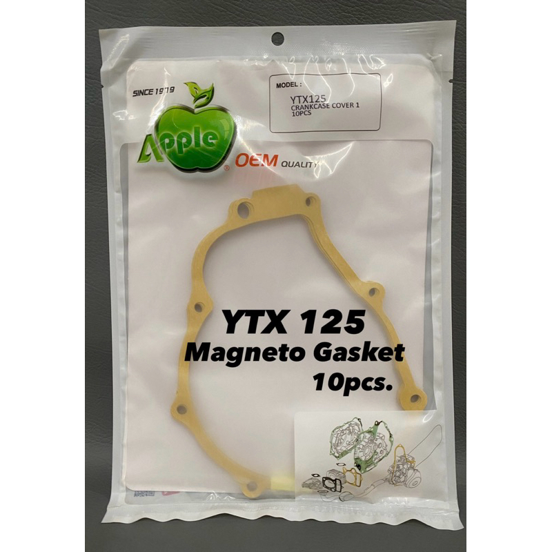 APPLE Magneto Gasket YTX125 (10pcs) | Shopee Philippines
