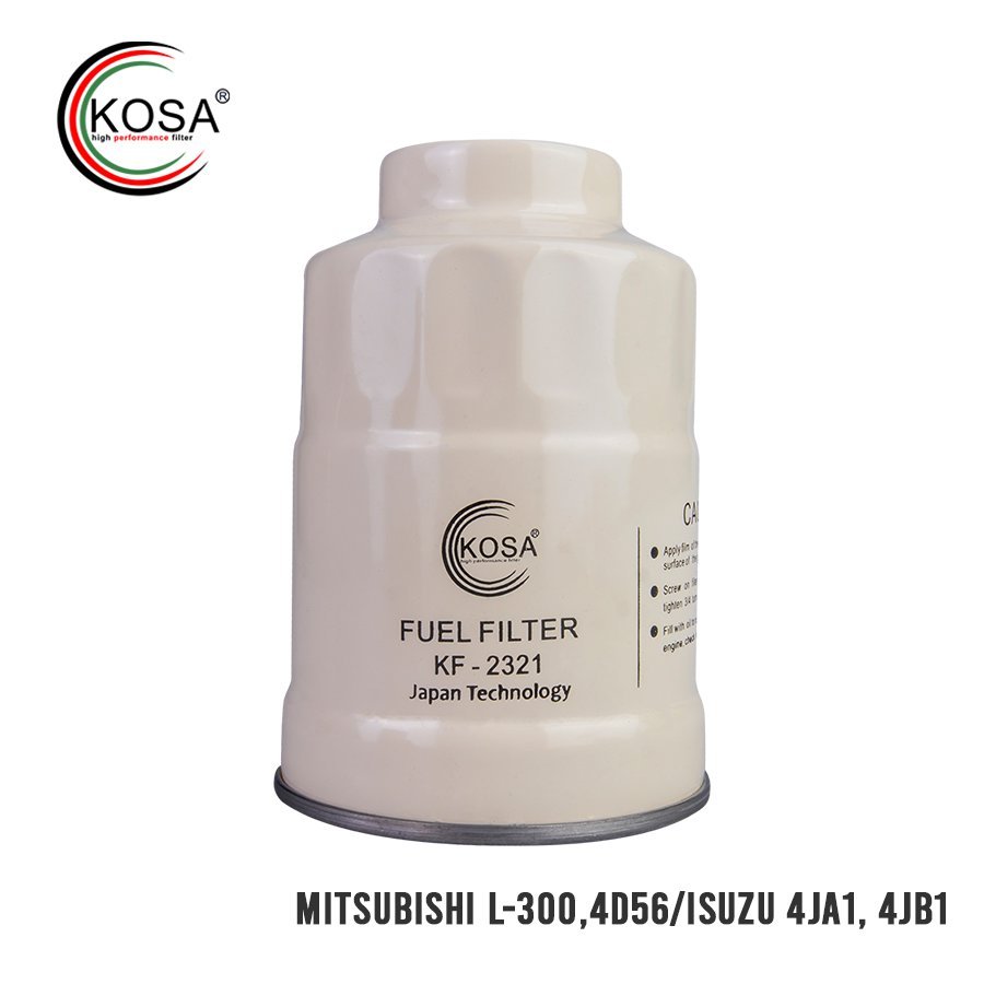 MITSUBISHI L-300,4D56/ISUZU 4JA1, 4JB1 FUEL FILTER KOSA (1 PC) | Shopee ...