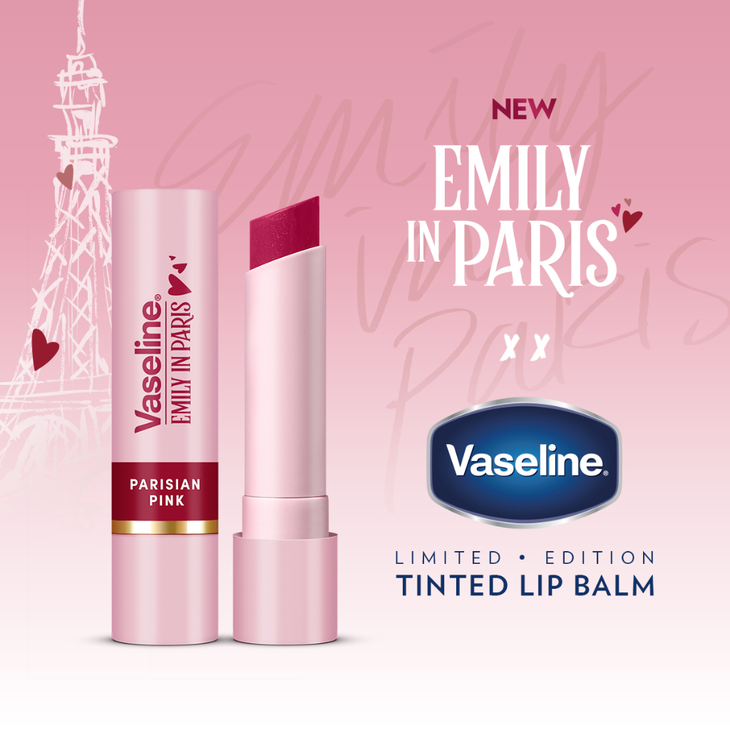 Vaseline Colour + Care Moisturizing Tinted Lip Balm Parisian Pink ...