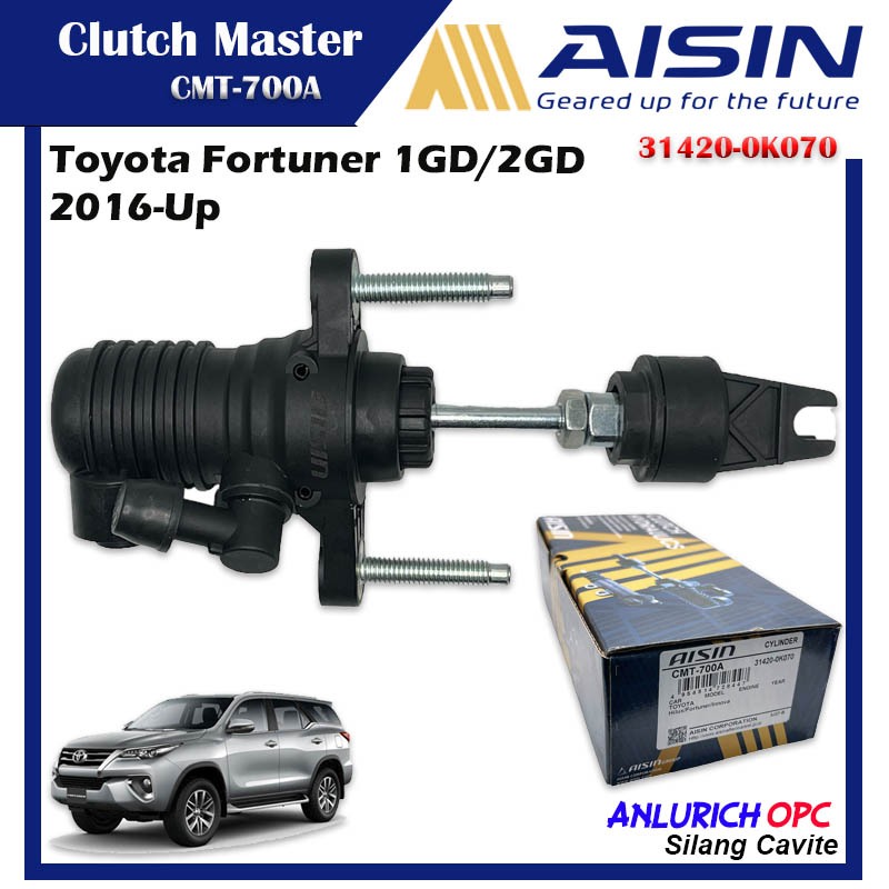 AISIN Clutch Master Assembly Toyota Fortuner 1GD/2GD 2016-Up 31420 ...
