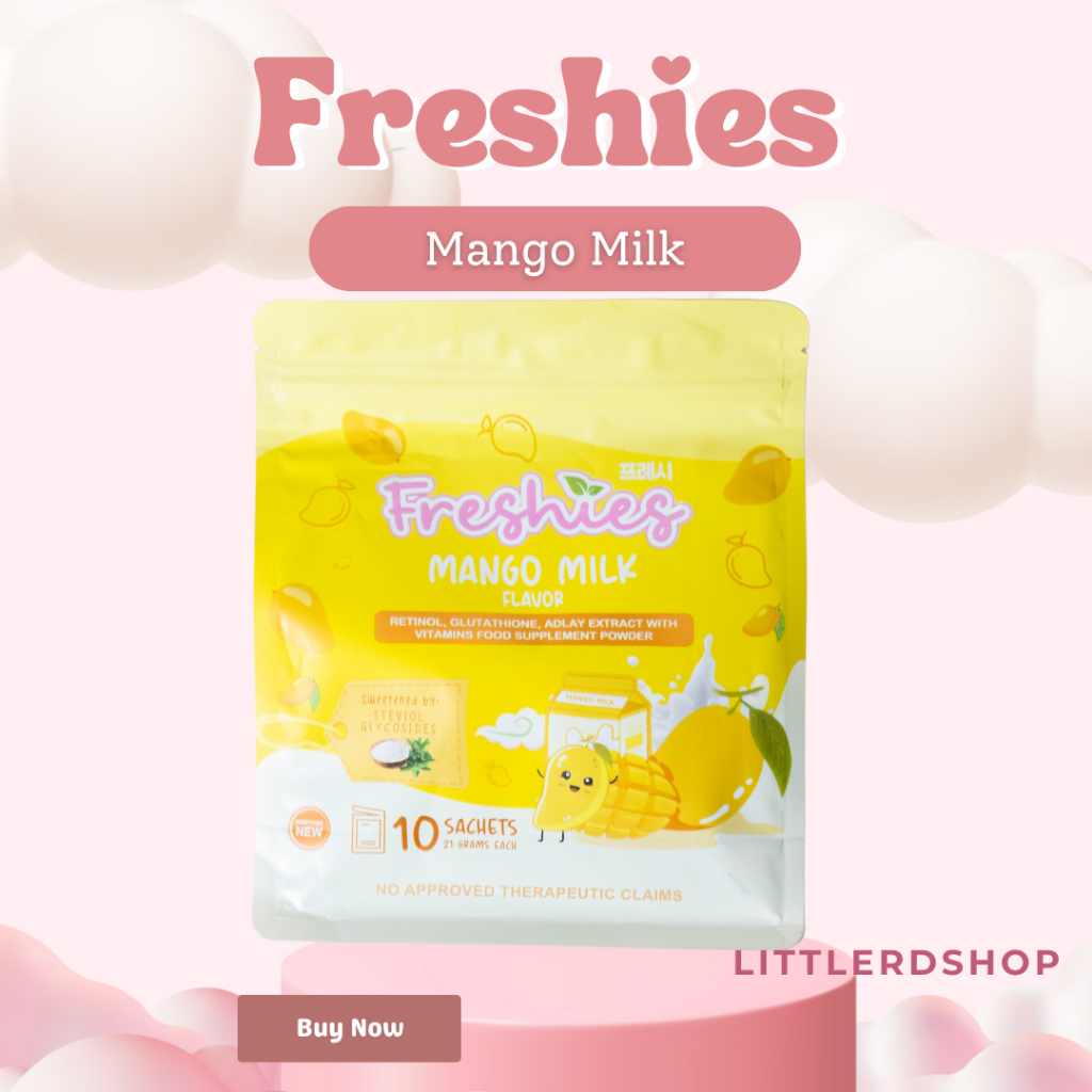 Freshies Mango Milk Collagen Drink with Collagen and Drinkable Retinol ...
