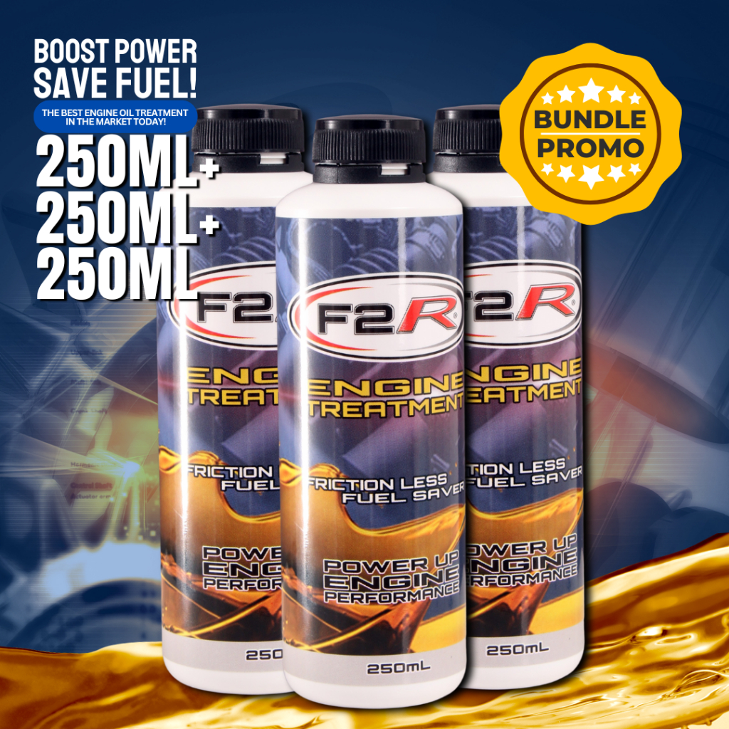 F2R ENGINE OIL TREATMENT (3 Bottles 250mL) | Shopee Philippines