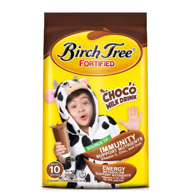 BIRCH TREE FORTIFIED POWDER MILK 300G SWAK PACK 33G FULL CREAM GROCERY ...