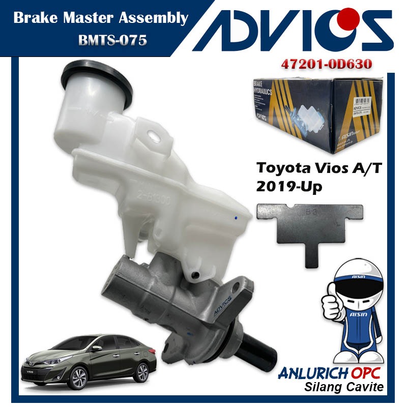 Advics Brake Master Assembly for Toyota Vios A/T 2019-Up 47201-0D630 ...