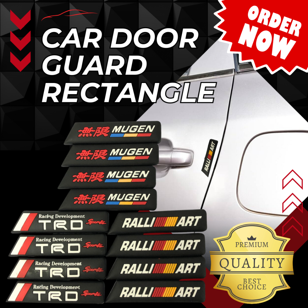 4 PCS Universal Auto Car Door Guard Scratch Protector Edge Corner ...