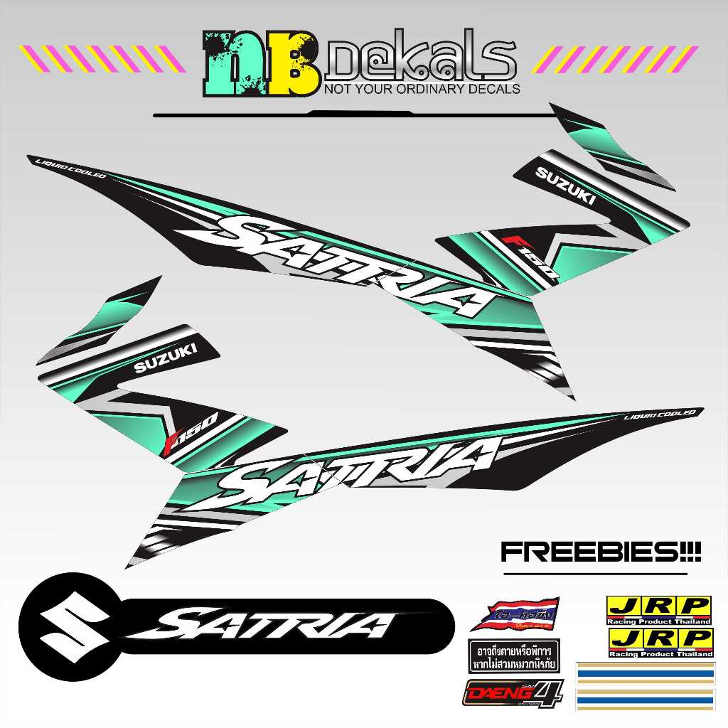 RAIDER 150FI F150 SATRIA 001 DESIGN DECALS | Shopee Philippines