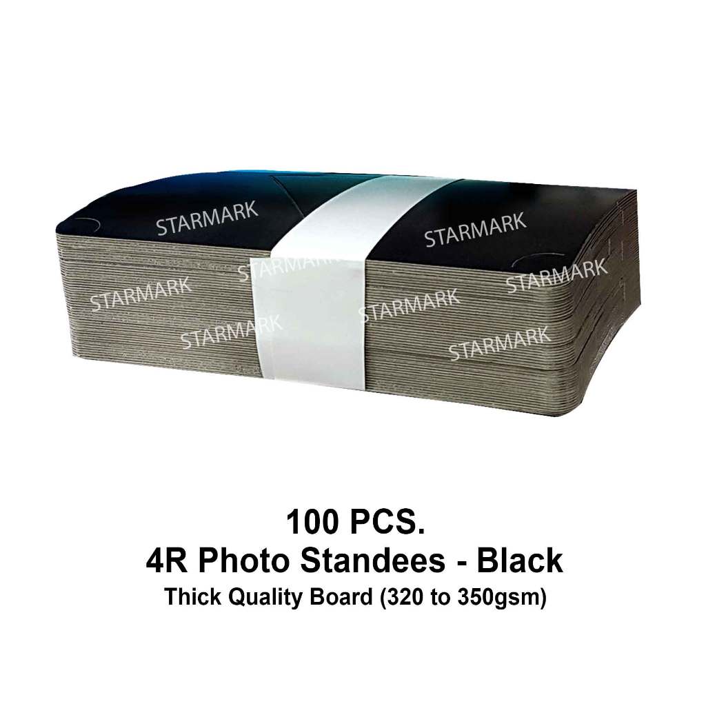 4R Photo Standee Frame Standees for Photobooth BLACK - Thick Quality ...