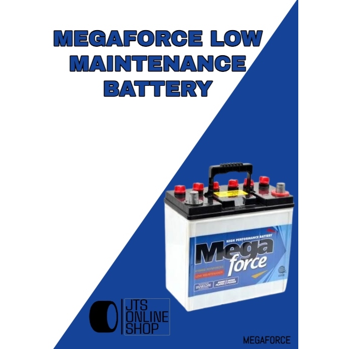 MEGAFORCE LOW MAINTENANCE BATTERY | Shopee Philippines