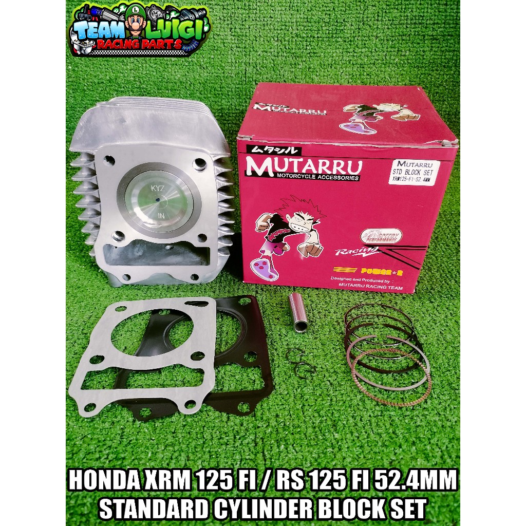 MUTARRU HONDA XRM 125 FI / RS 125 FI 52.4MM STANDARD CYLINDER BLOCK SET ...