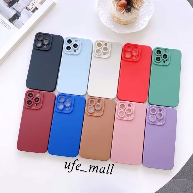 Frosted Pro cam Silicone Case for Itel a50 a70 p55 plus rs4 s23 s24 s25 ...