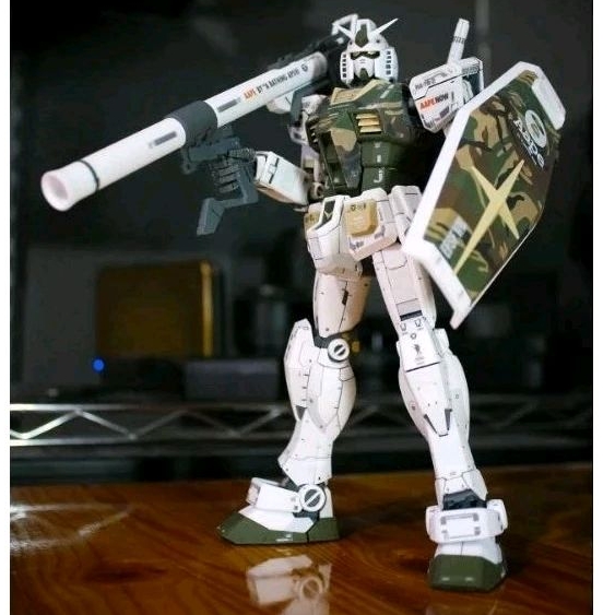 AAPE RX-78-2 GRN-CAMO ver.3.0 1/100 MG 6628 Model Kit | Shopee Philippines