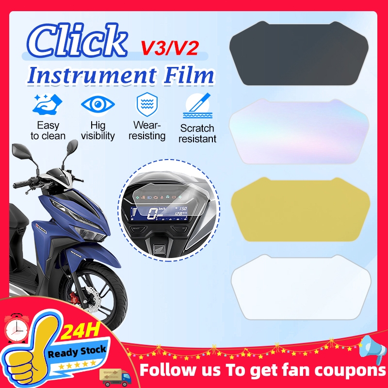 Honda Click V3 Click V2 Speedometer Gauge Screen Protector Anti-Scratch ...